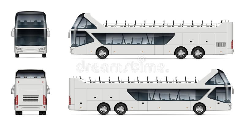 Bus Realistic Stock Illustrations – 2,017 Bus Realistic Stock ...