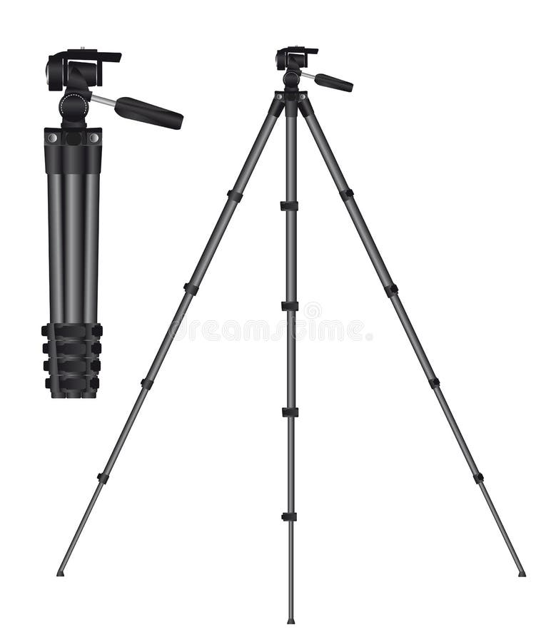 Realistic Tripod Stock Illustrations – 820 Realistic Tripod Stock ...