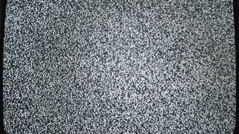 Realistic Tv Noise Effect on Vintage Television Stock Footage - Video ...