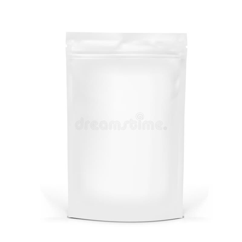 Realistic Various Clear Doy Pack Stock Vector - Illustration of milk ...