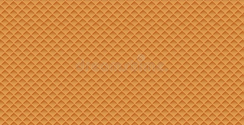 Realistic Vector Background with Waffle Texture Stock Vector ...