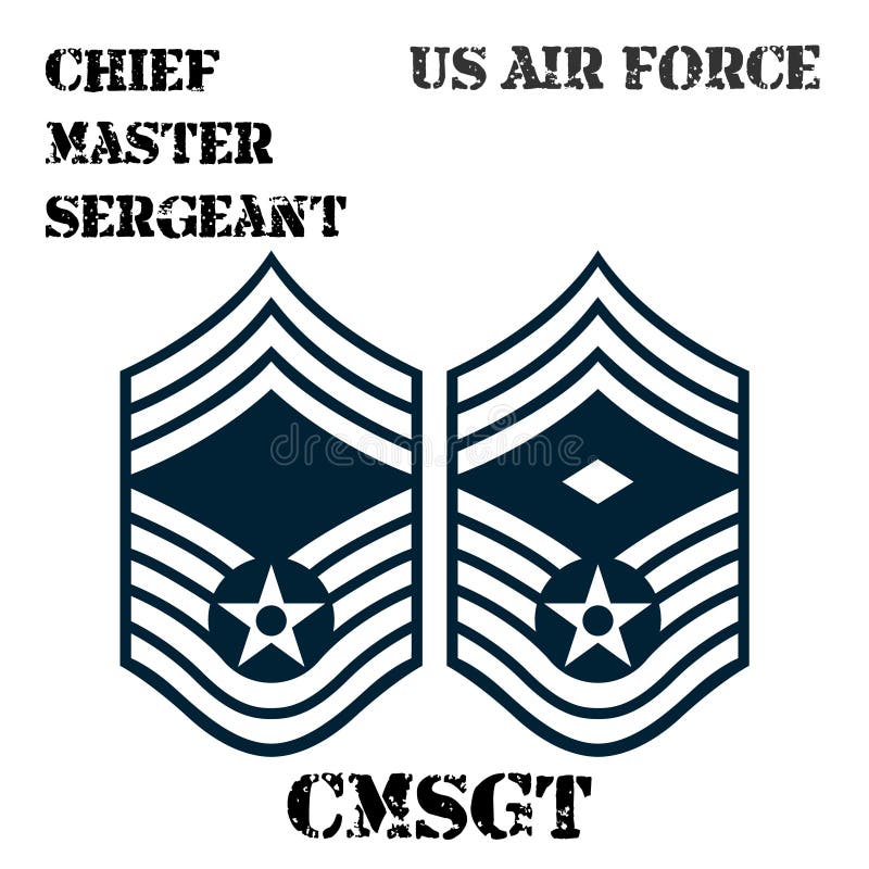 Air Force Master Sergeant Stripes Clipart