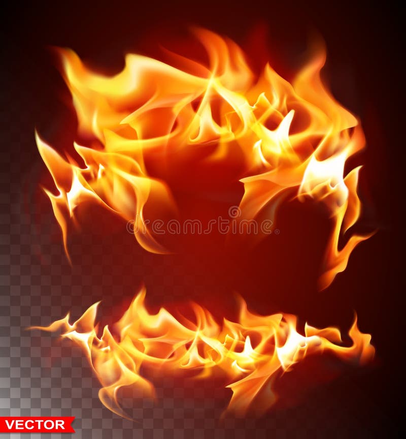 Realistic Vector Burning Fire Flame Bright Element Stock Vector ... Realistic Vector Burning Fire Flame Bright Element Stock Vector ...