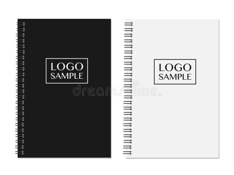 Realistic Vector Cover Notebook Set. Stock Vector - Illustration of ...