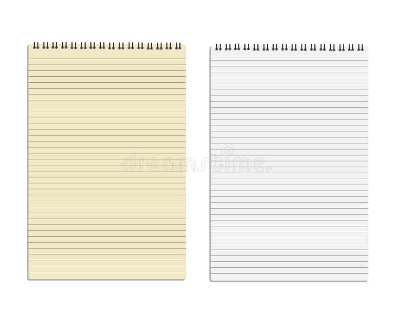 Realistic Vector Cover Notebook Set. Stock Vector - Illustration of ...