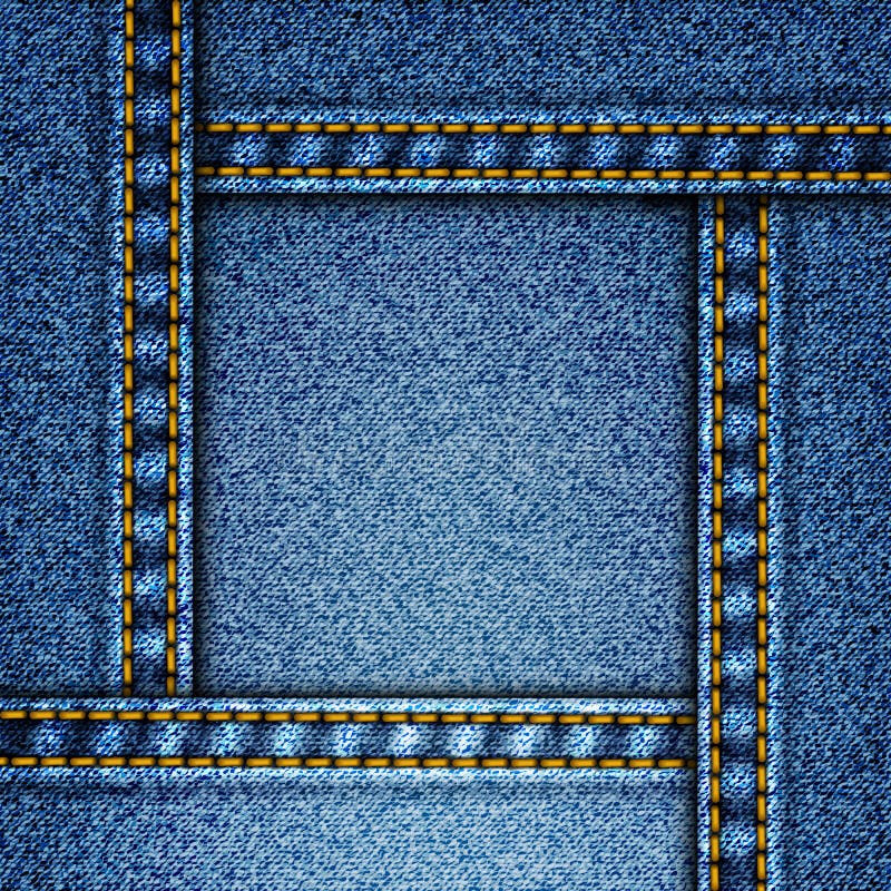 Realistic Vector Denim Background Royalty Free Stock Images - Image ...