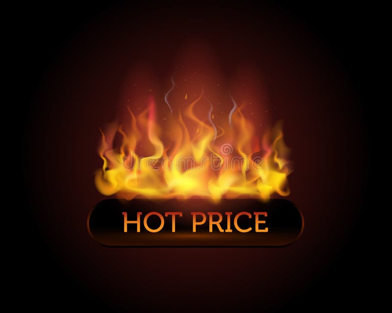 Hot price vector banner stock illustration. Illustration of price ...