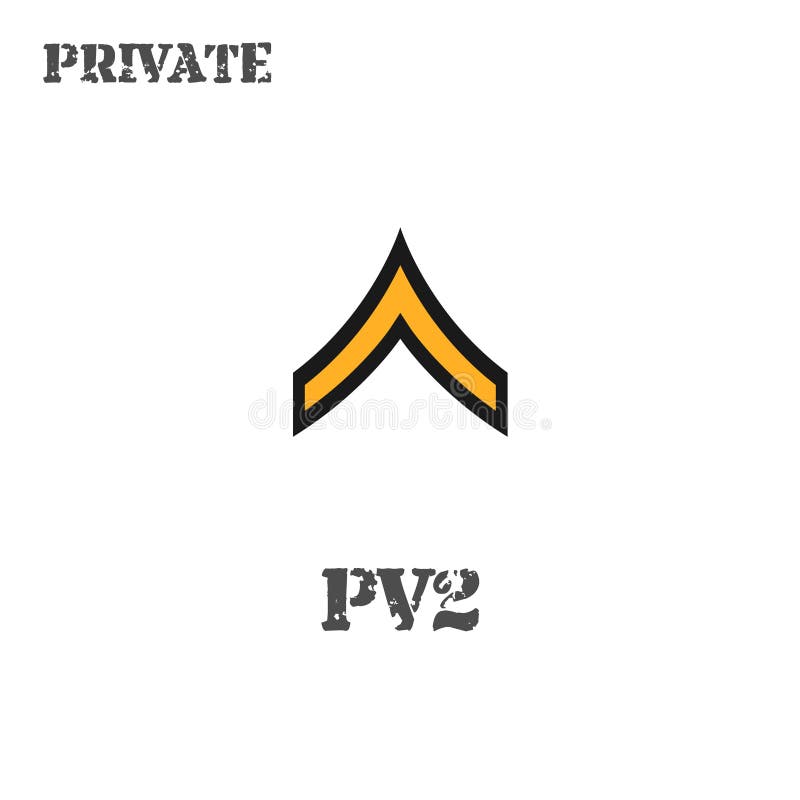 Specialist SPC Soldier Military Rank Insignia Stock Vector ...