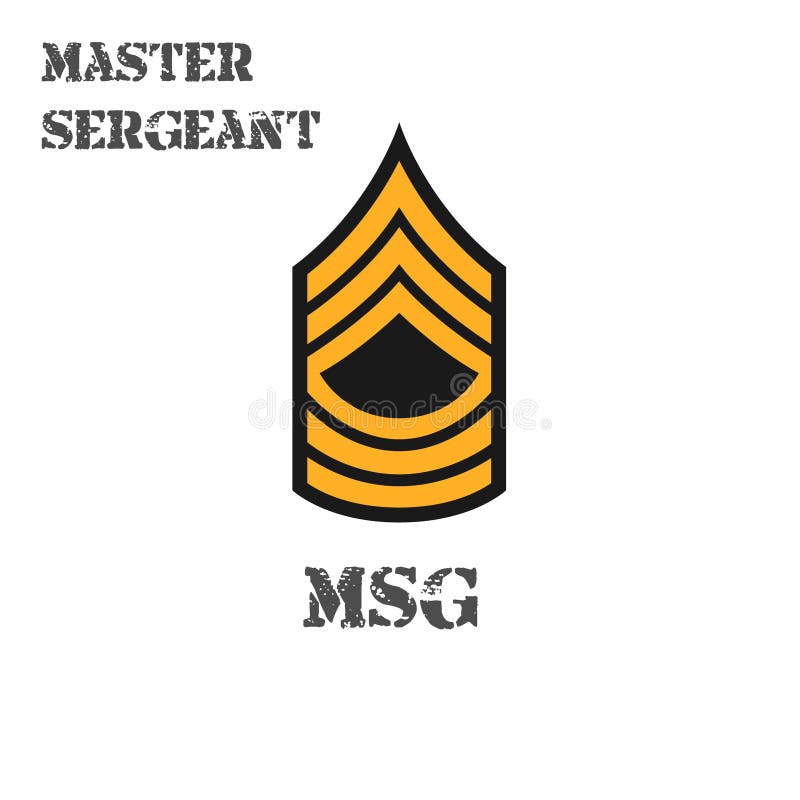 Master Sergeant Rank Insignia Stock Illustrations – 147 Master Sergeant ...