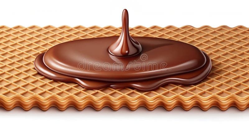 Realistic Vector Illustration of Liquid Hot Chocolate Dripping on a ...