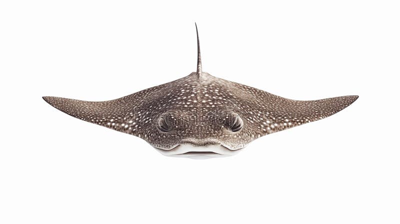 Realistic Vector Illustration of a Spotted Eagle Ray with Transparent ...