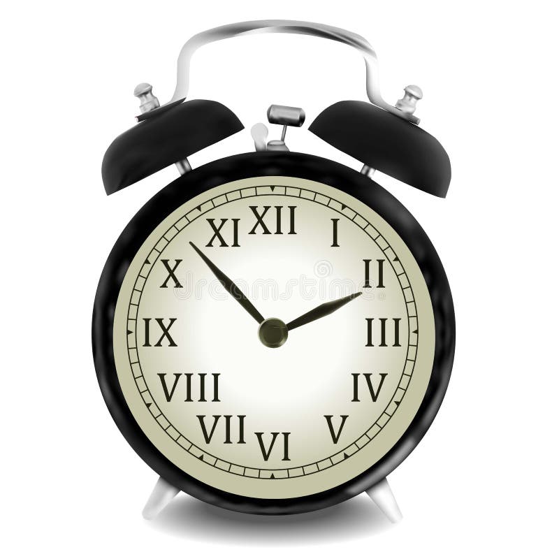 Realistic Vector Illustration of Wall Clock. Stock Vector ...