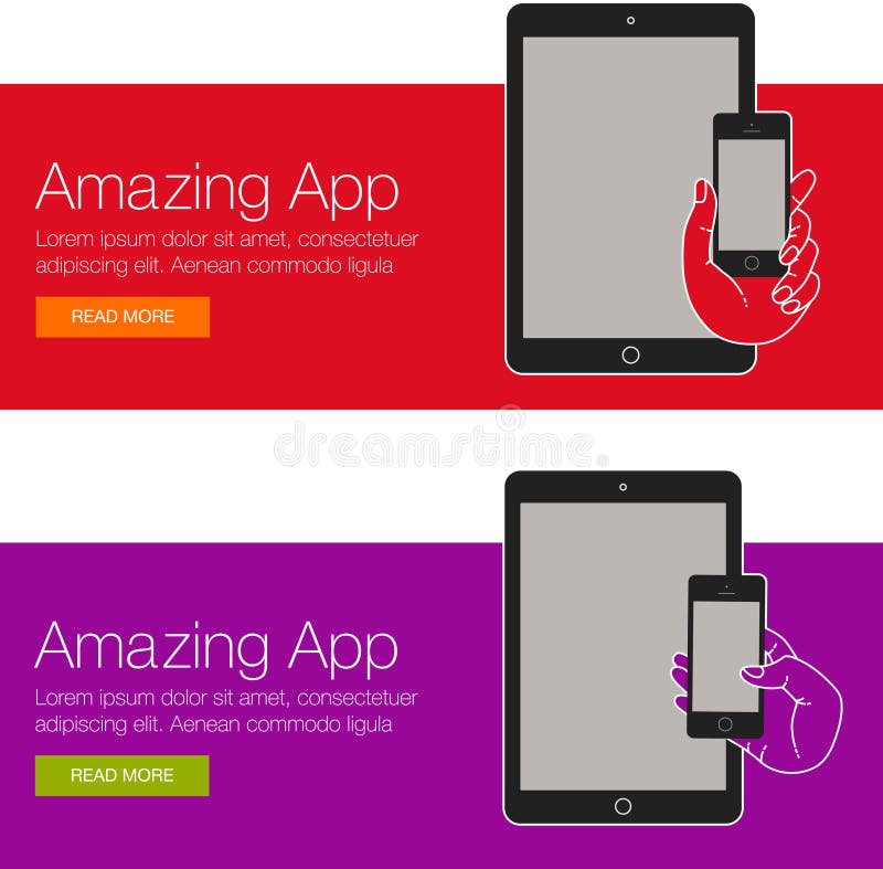 Realistic Vector Laptop, Tablet Computer, Monitor and Mobile Phone ...