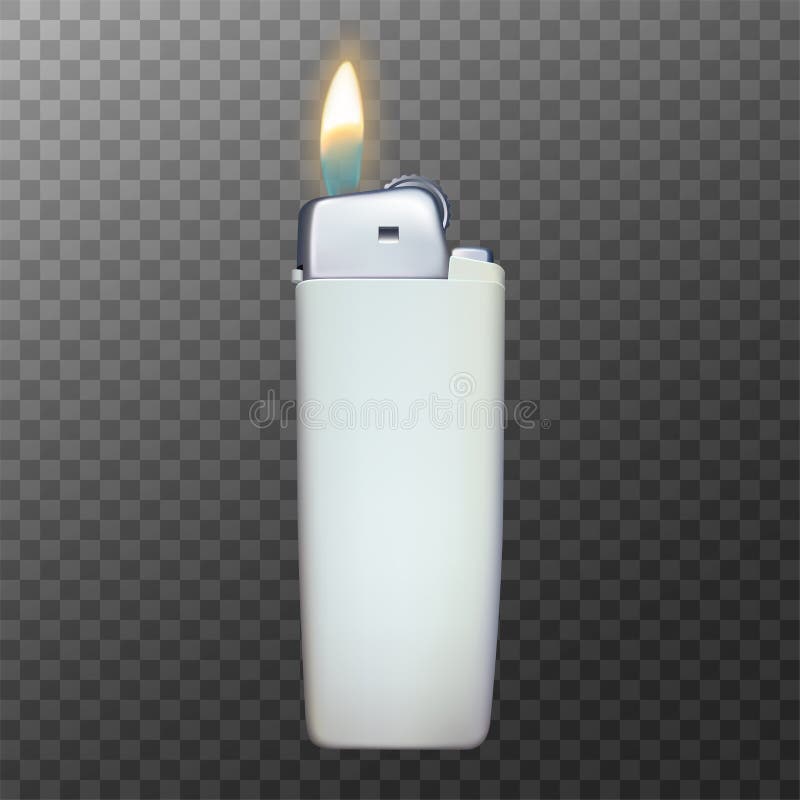 Realistic vector lighter stock vector. Illustration of isolated - 246564296