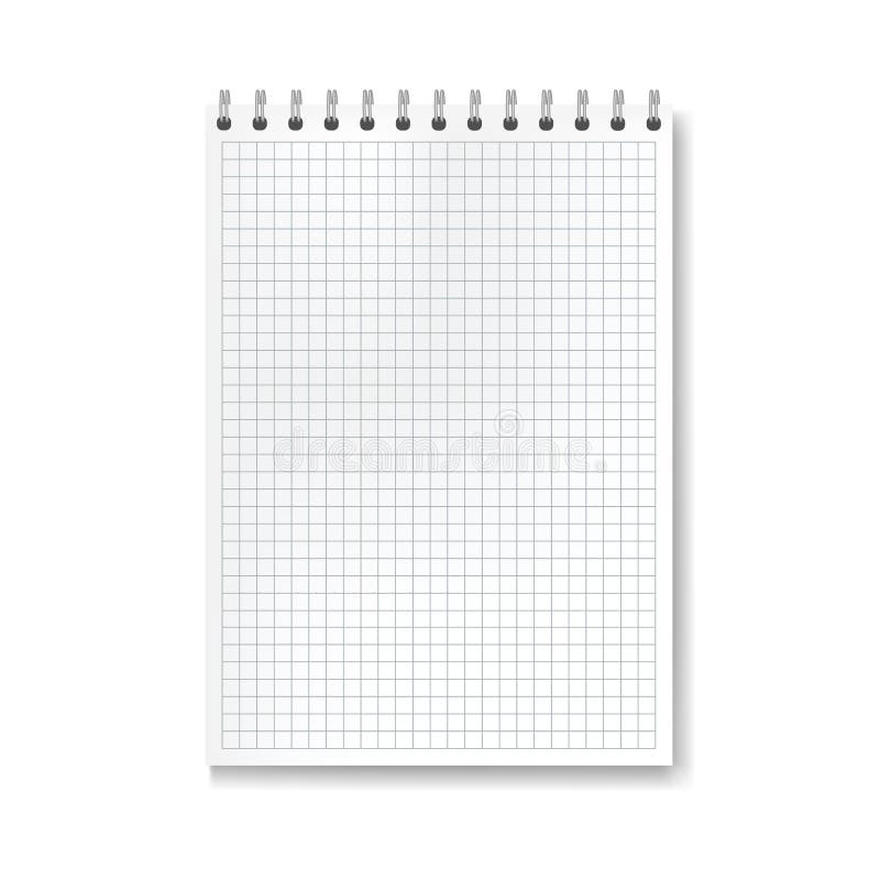 Realistic Spiral Notebook Mockup, Copybook Blank Cover Stock ...