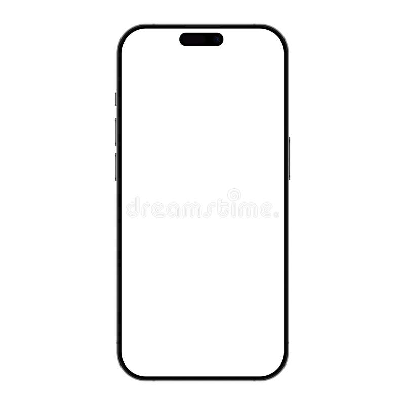 Realistic Vector Mockup Phone for Visual Ui App Demonstration. Stock ...