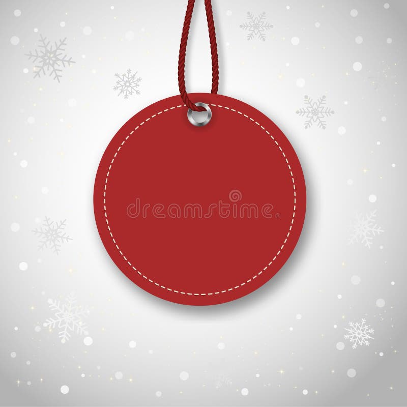 Realistic Vector Round Paper Price Tag. Sale Price Tag Labels Stock ...