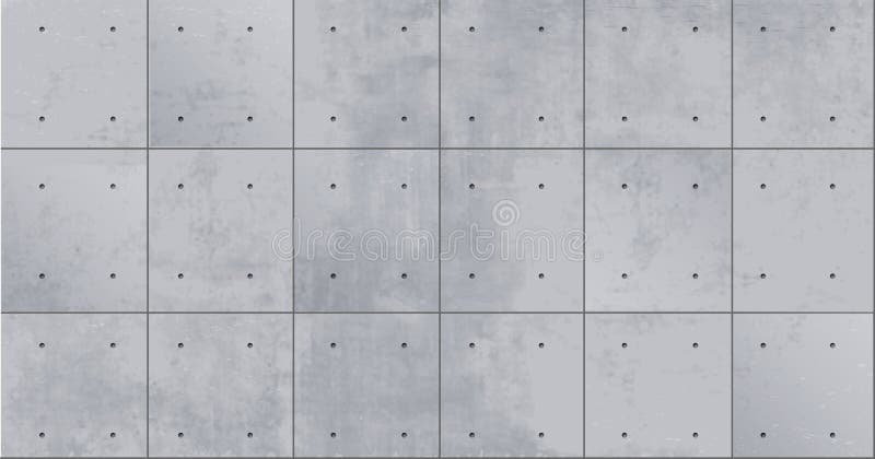 Realistic Vector Seamless Texture of Concrete Wall Stock Illustration ...