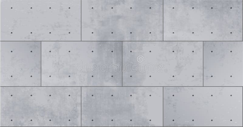 Realistic Vector Seamless Texture of Concrete Wall Stock Illustration ...