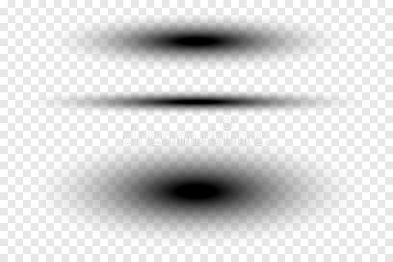 Realistic Vector Shadow Effects Isolated Stock Illustration ...