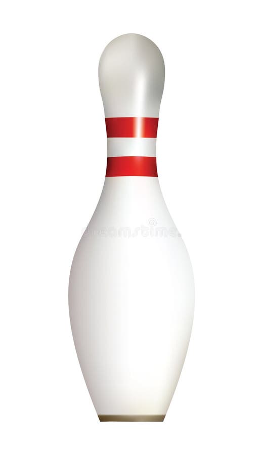 Realistic Vector Bowling Pin Stock Illustration - Illustration of score ...