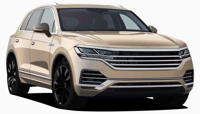 Realistic Vector SUV Car stock vector. Illustration of sport - 278739960