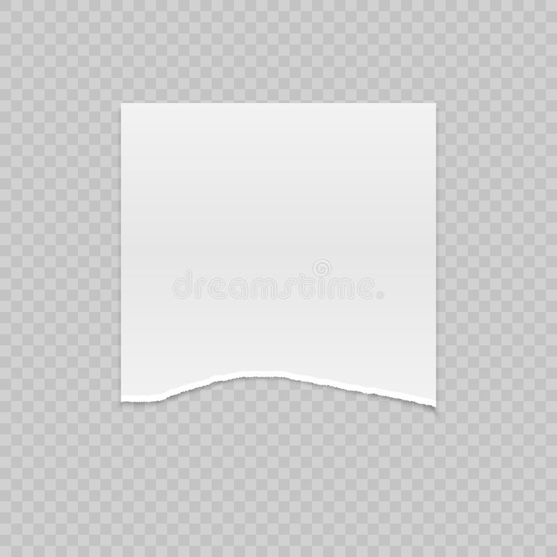 Ripped paper stock vector. Illustration of paper, border - 115826624