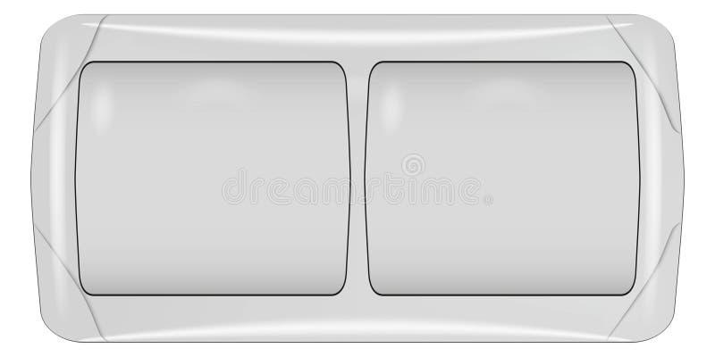 Realistic Vector Wall Switch. Image on a White Background Stock Vector ...