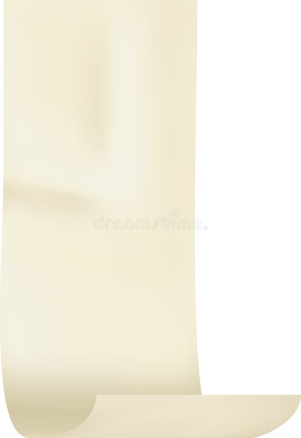 Realistic Vertical Adhesive Tape with a Curled Bottom Edge, Hanging ...