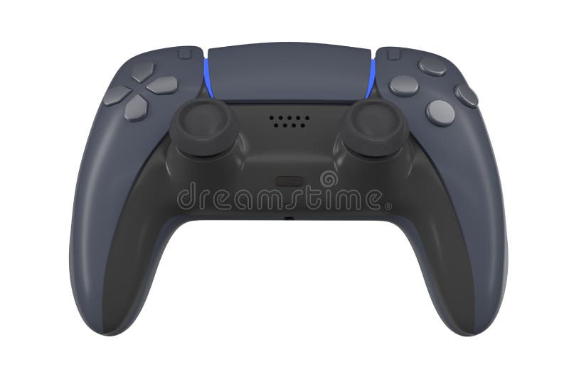 Realistic Video Game Controller Isolated on White with Clipping Path ...