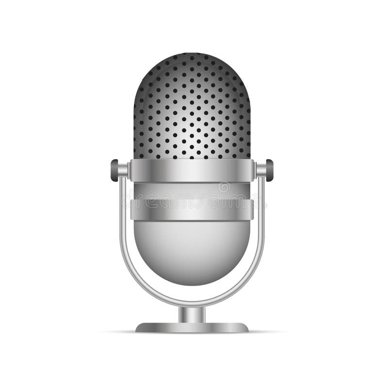 Vintage Metal Microphone Sign Stock Illustrations – 673 Vintage Metal ...