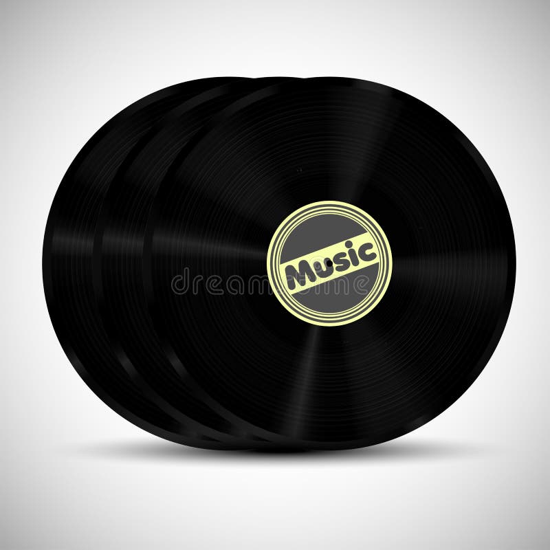 Realistic Vinyl, Vector Illustration Stock Vector - Illustration of ...
