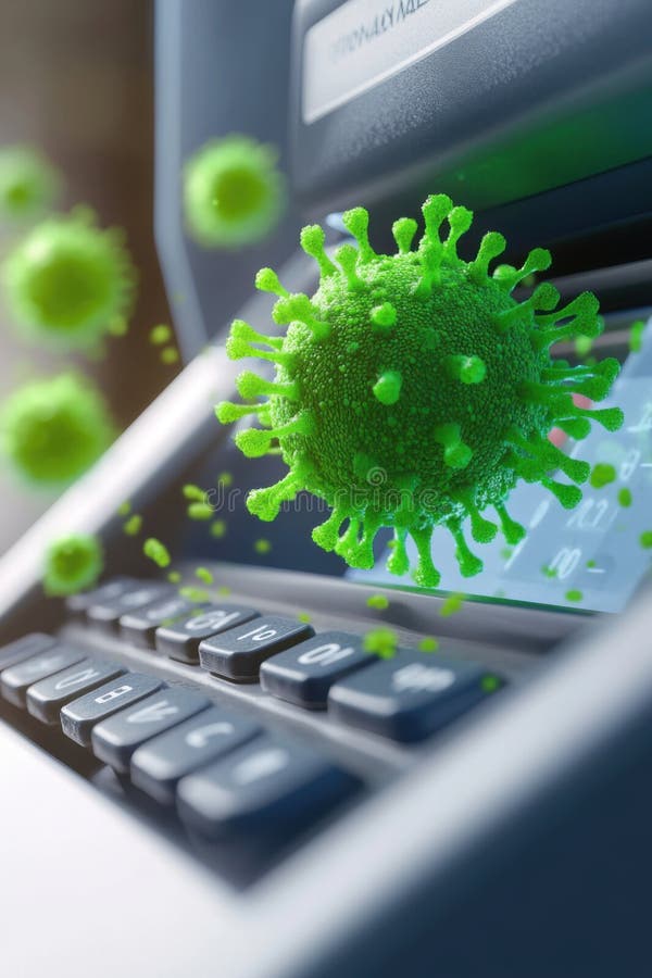 Realistic Visualization of Bacteria or Viruses on ATM Keypad ...