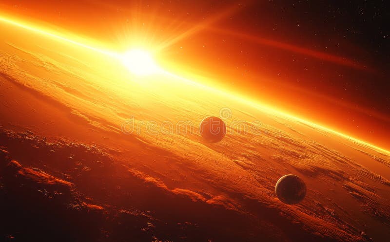 A Realistic Visualization of the International Space Station Near Earth ...