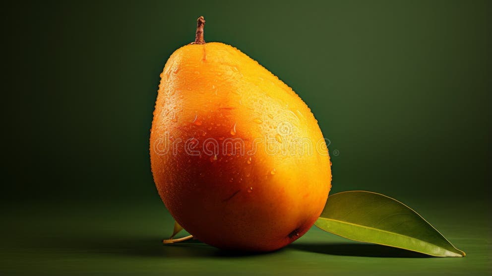 Realistic Vray Tracing Image of a Mango Stock Illustration ...