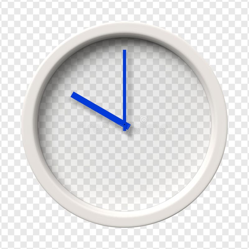 Realistic Wall Clock stock illustration. Illustration of needle - 88812463