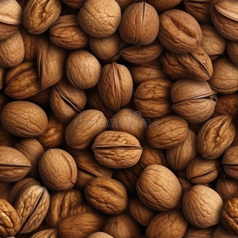 Realistic Walnut Texture Background Stock Illustration - Illustration ...