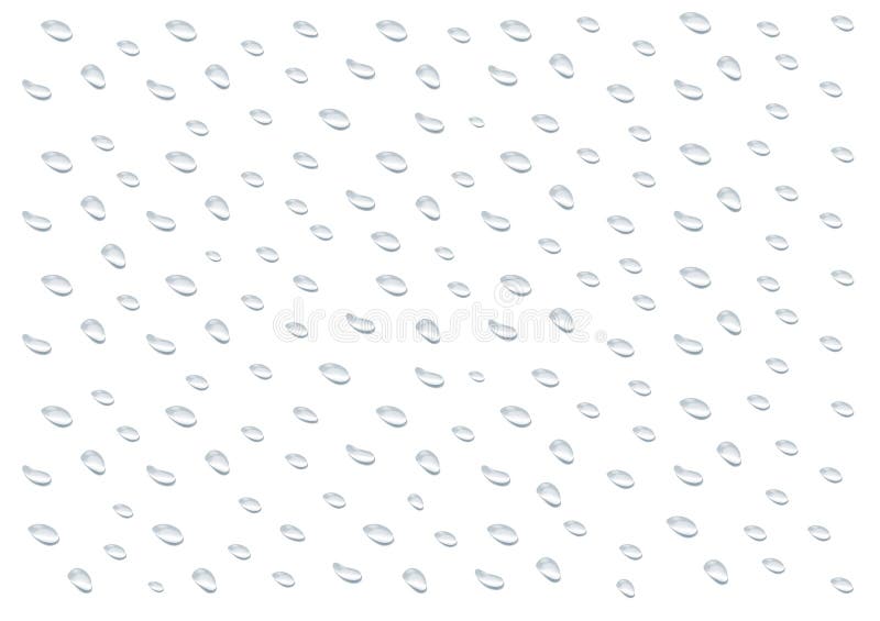 Realistic Water Drop Vectors Isolated on White Background Ep63 Stock ...