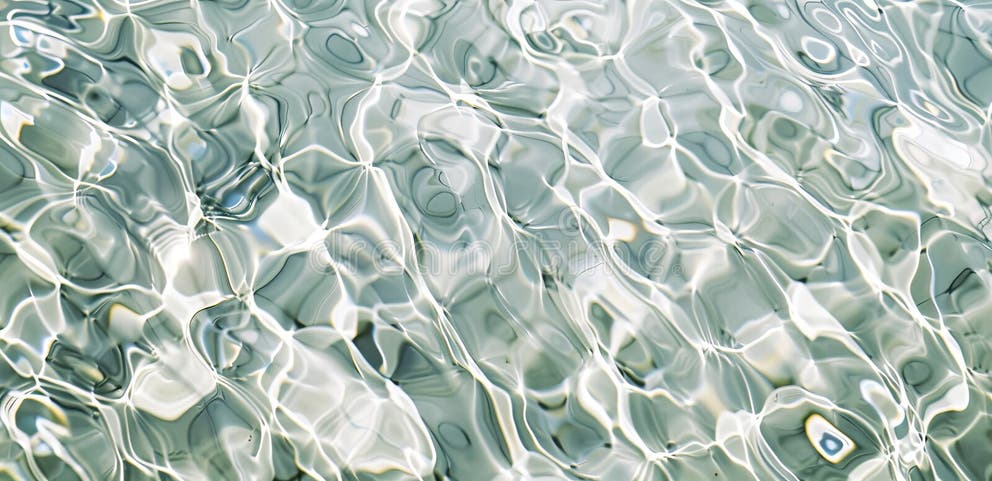A Realistic Water Surface Overlay of Clear Water with Ripples and ...