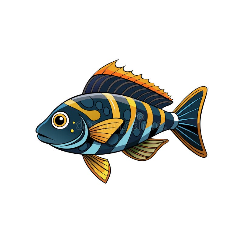 Realistic Wattlefish Depiction in Vibrant Environment Stock Image ...