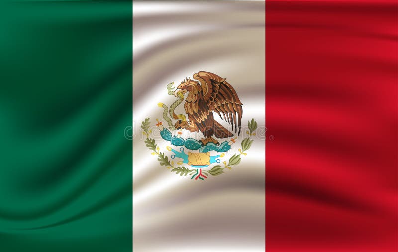 Realistic Waving Flag of the Waving Flag of Mexico, High Resolution ...
