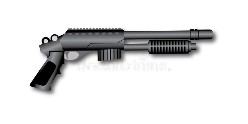 Realistic Weapon and Army Symbol. Isolated Vector Image for Military ...