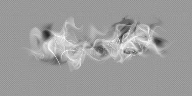 Realistic White Cloud or Fire Smoke in the Sky and Vector Weather ...