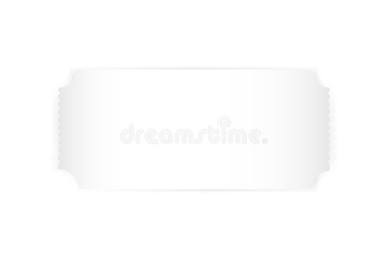 Realistic White Coupon, Ticket, Boarding Pass,voucher Template with ...