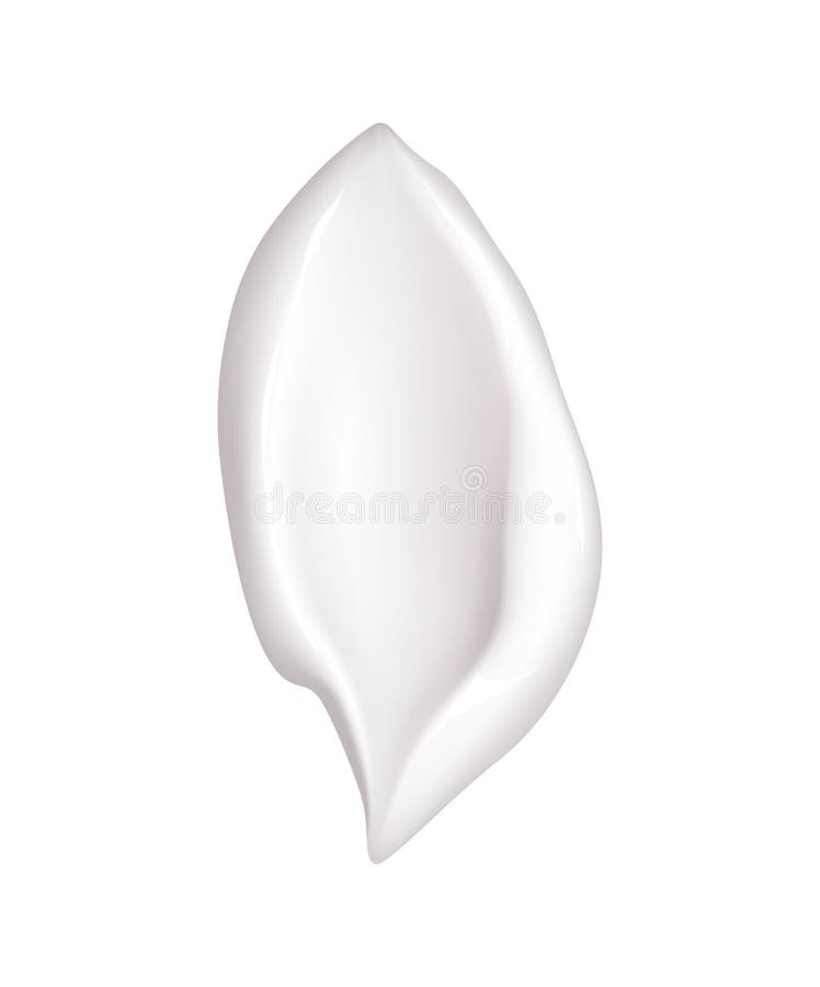 Realistic Cream Smear stock vector. Illustration of clean - 257894254