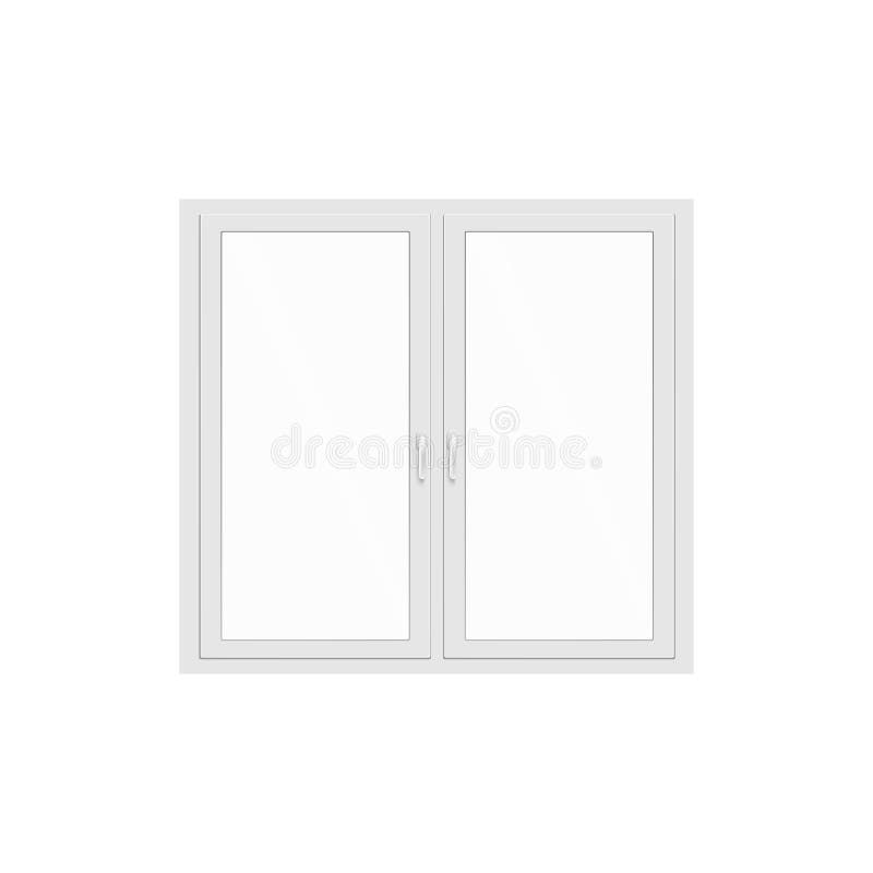 Double window into sky stock vector. Illustration of design - 65340814