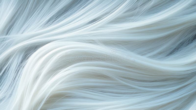 Realistic White Hair Texture for Beauty Design and Inspiration Stock ...