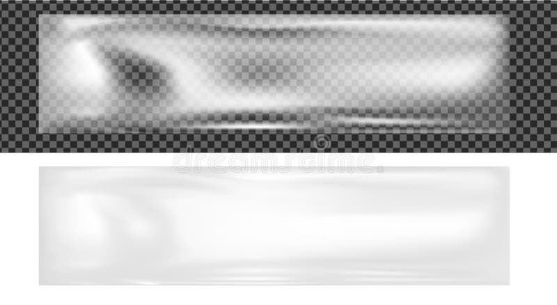 Realistic White Plastic Wrapper Stock Vector - Illustration of ...