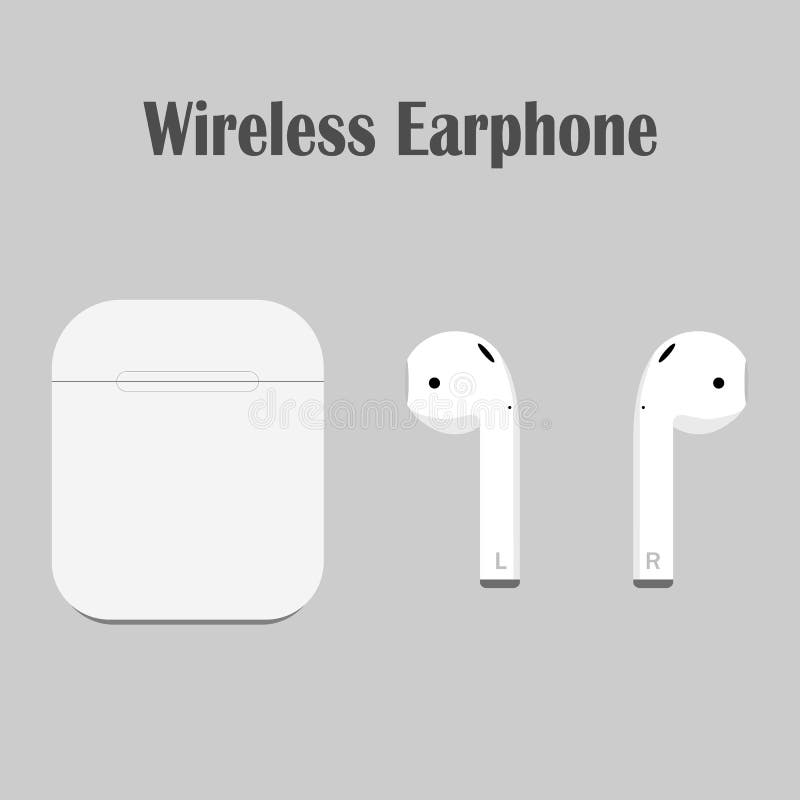 Realistic Wireless Headphone Icon, Smartphone App Icon for Websites ...