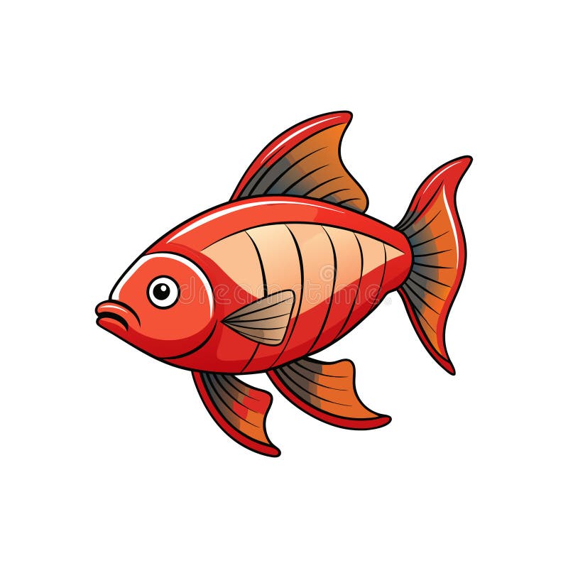 Realistic Wobblescale Fish Colorful Design Stock Photo - Illustration ...